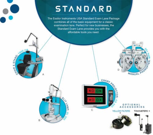 Standard Exam Lane Set - Essilor Instruments USA