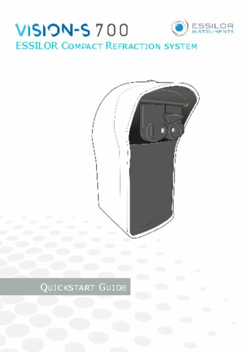 Vision-S 700 Refraction Station - Essilor Instruments USA